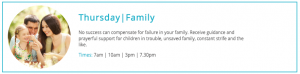 Our Timetable - UCKG HelpCentre