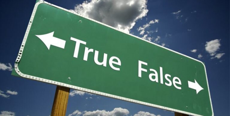 True or False? - UCKG HelpCentre