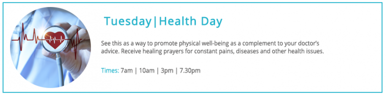 Our Timetable - UCKG HelpCentre